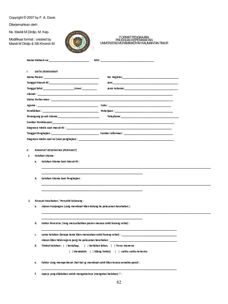 Format Askep KMB | PDF