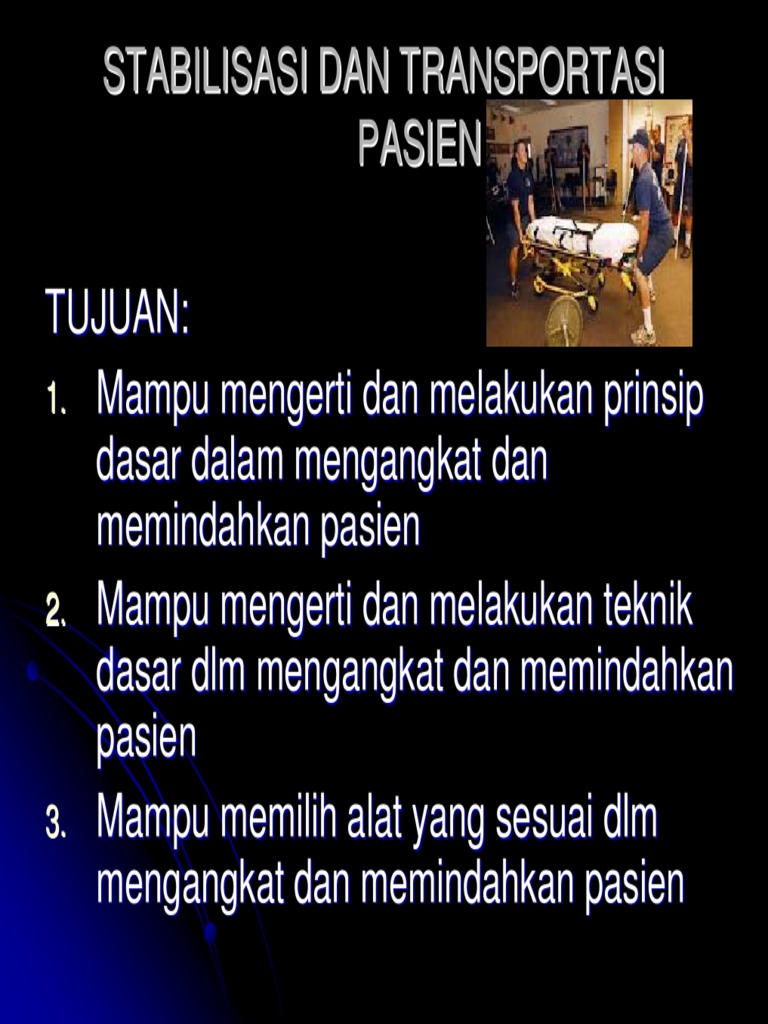 Teknik Mengangkat dan Memindahkan Pasien | PDF