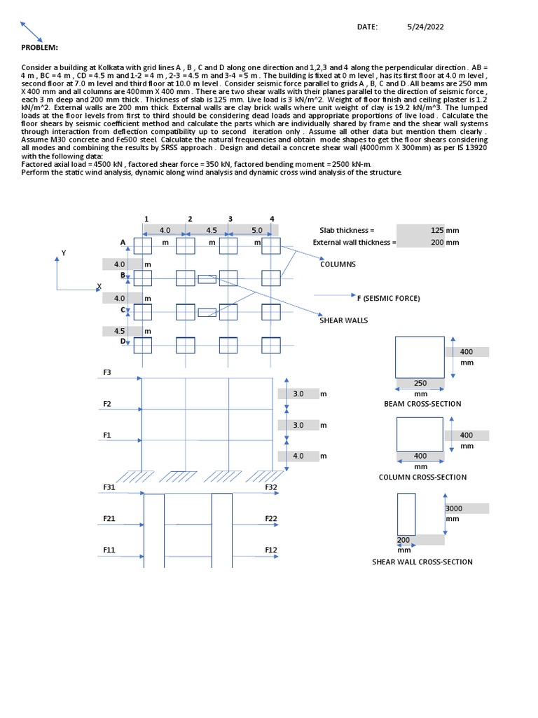 Building Dynamic Wind and Earthquake Analysis | PDF | Eigenvalues And Eigenvectors | Beam ...