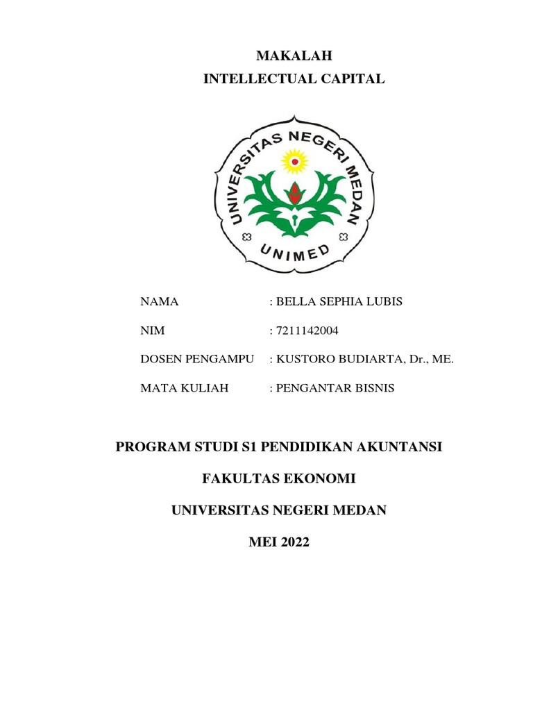 Makalah Modal Intelektual | PDF