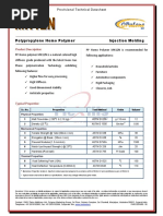 IOCL PP Homopolymer 1110MG Datasheet | PDF | Polymers | Applied And ...