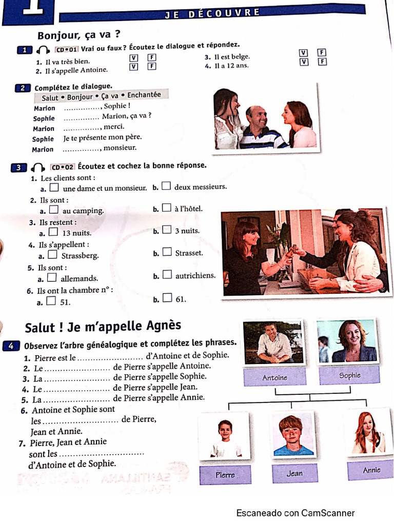 Cahier Unite 1 | PDF