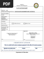 DEPED LOCATOR-SLIP Sample | PDF | Government | Business
