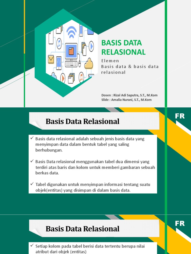 Week 4 - Elemen Basis Data Dan Basis Data Relasional | PDF