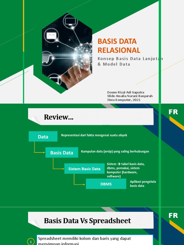 Week 3 - Konsep Basis Data Lanjutan Model Data | PDF