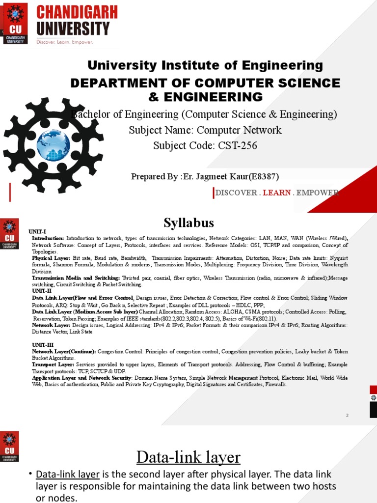 Lecture-2.1 DLL Design Issues | PDF | Computer Network | Transmission ...