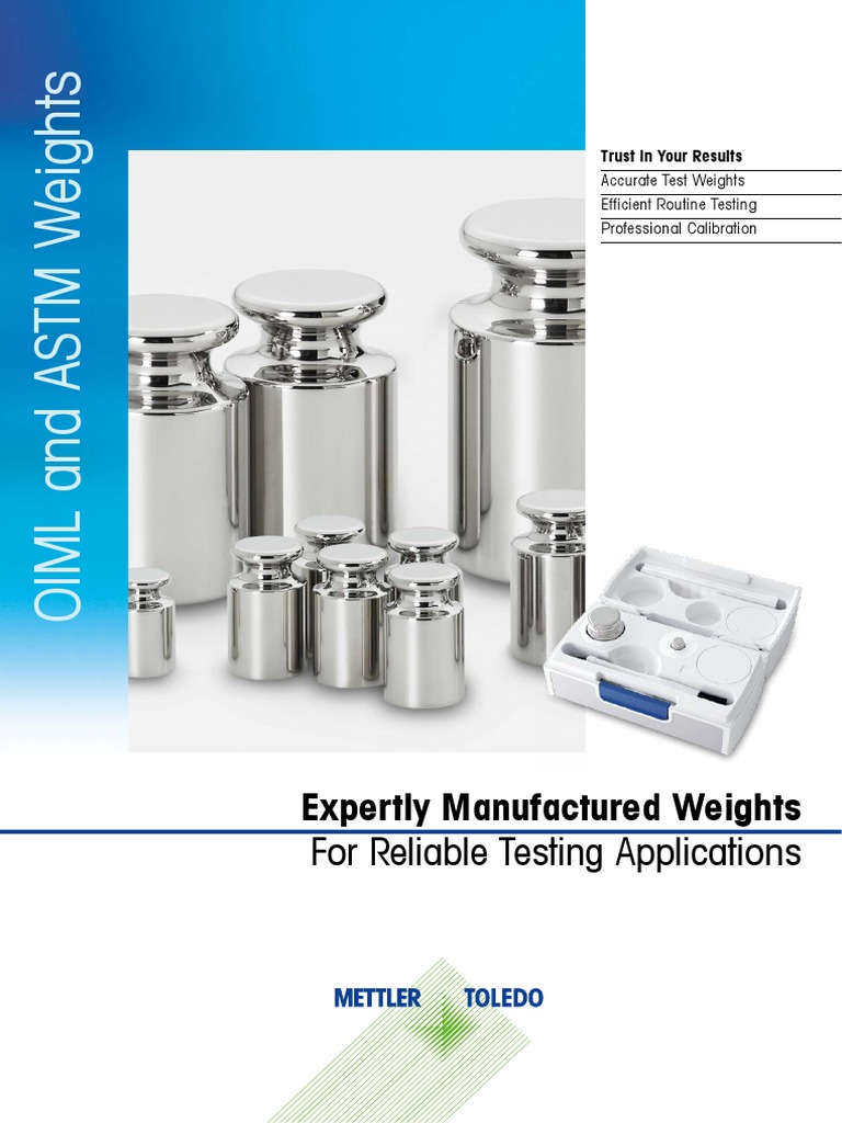 Expertly Manufactured Weights: For Reliable Testing Applications | PDF ...