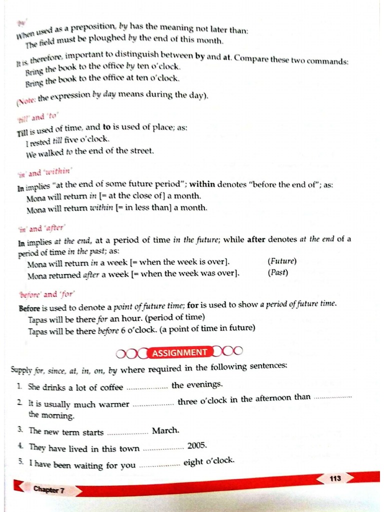 Prepositions and Tenses - Pracitice Paper 2 - 5 | PDF