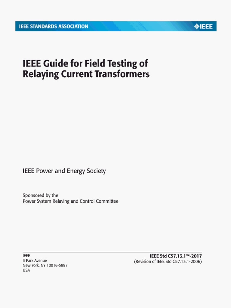 IEEE C57.13.1-2017 | PDF