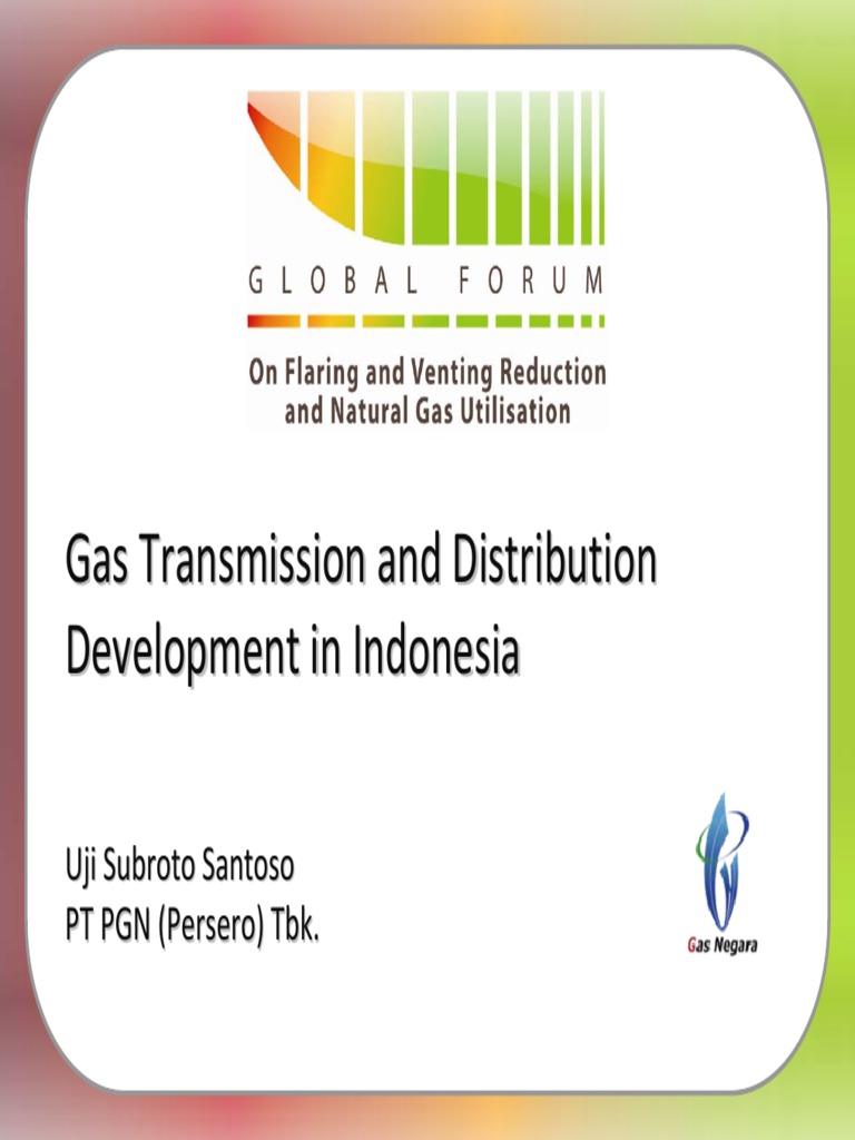 Indonesia Gas Transmission Overview | PDF | Subsidy | Liquefied Natural Gas