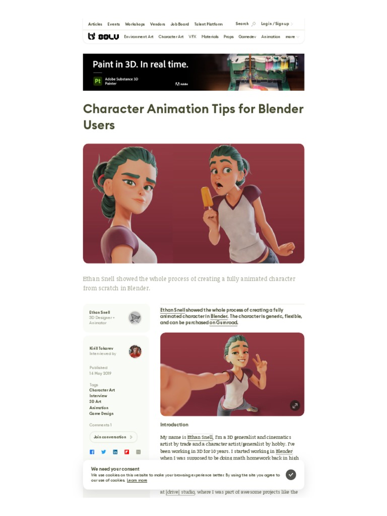 80 LV Articles Character Animation Tips For Blender Users | PDF | Blender (Software) | Computing