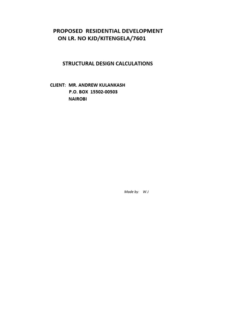 Ak. Structural Design Calculations | PDF | Truss | Components