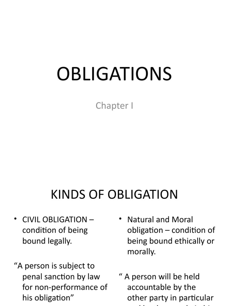 3 Obligation Kinds Sources | PDF | Law Of Obligations | Causation (Law)
