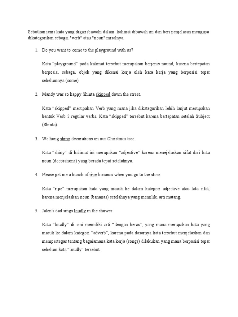 Tugas 1 - English | PDF