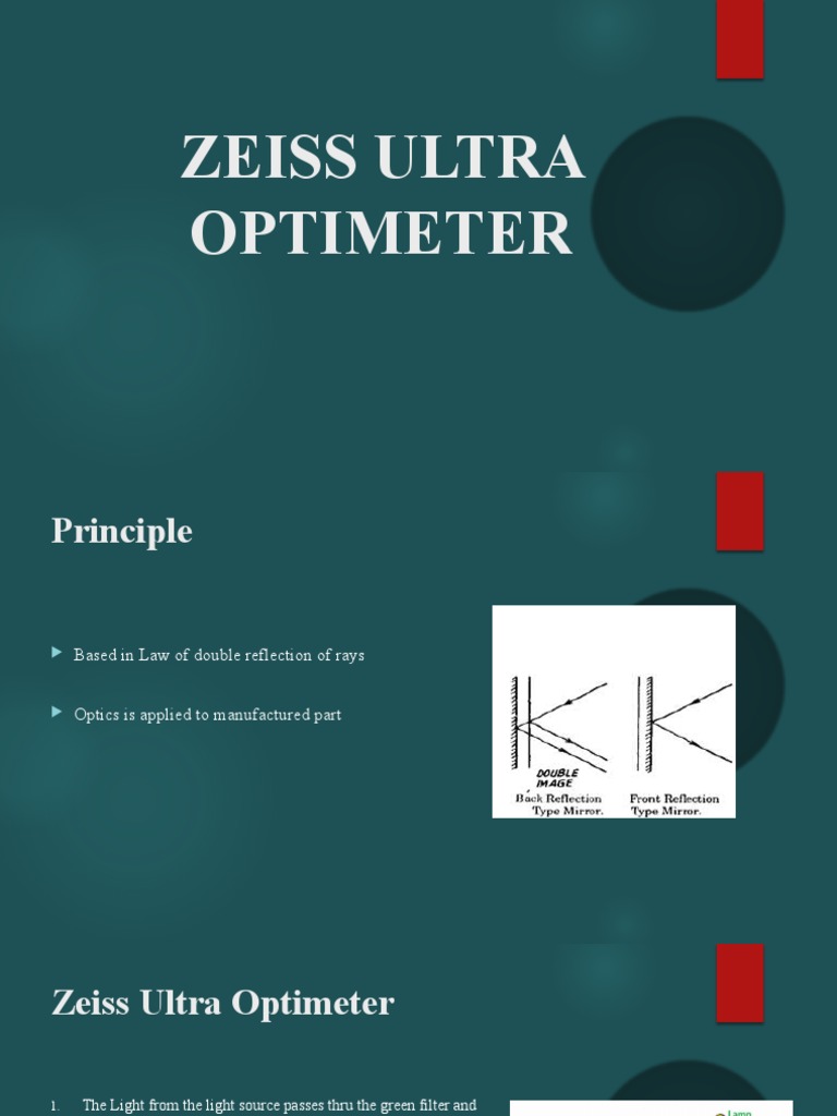 Zeiss Ultra Optimeter | PDF