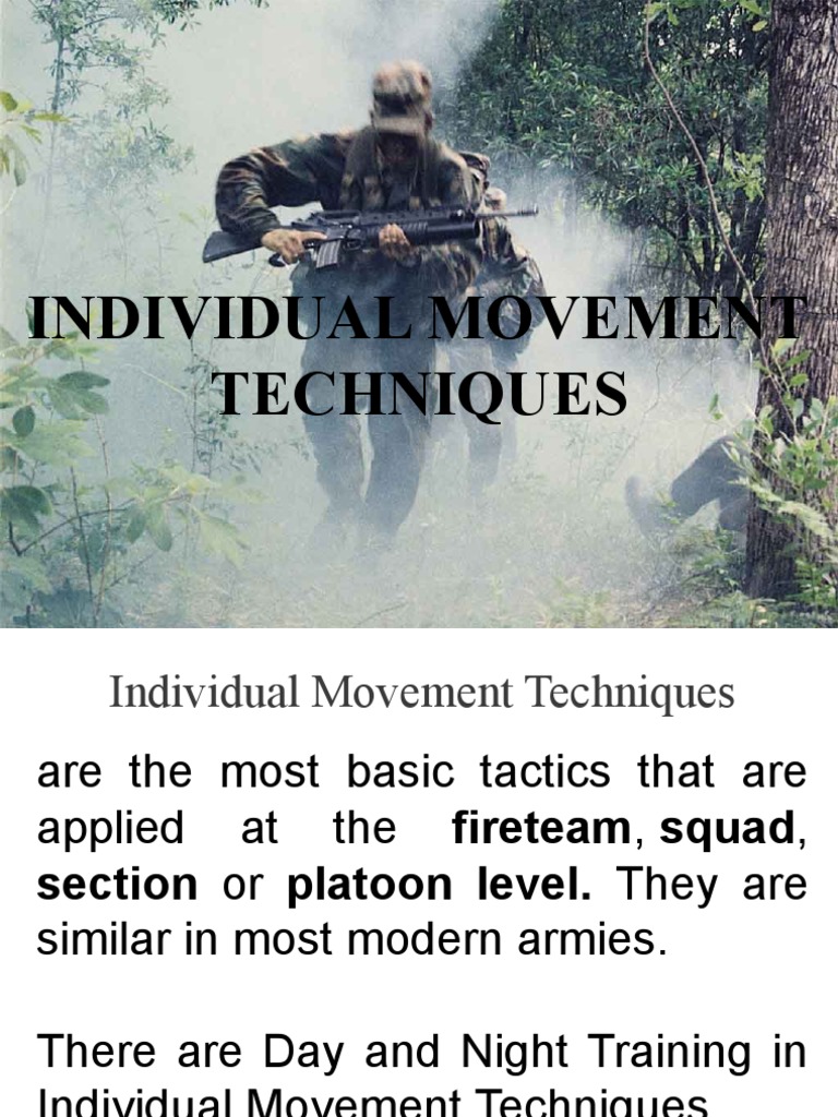 Individual Movement Techniques Overview | PDF | Odor | Reconnaissance