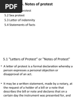 Sea Protest Guidelines and Examples | PDF | Tonnage | Ships