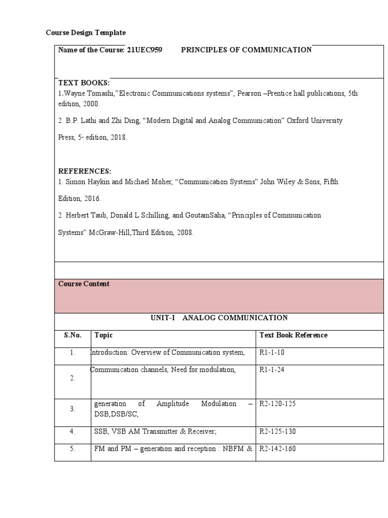 POC Design Template | PDF | Modulation | Channel Access Method