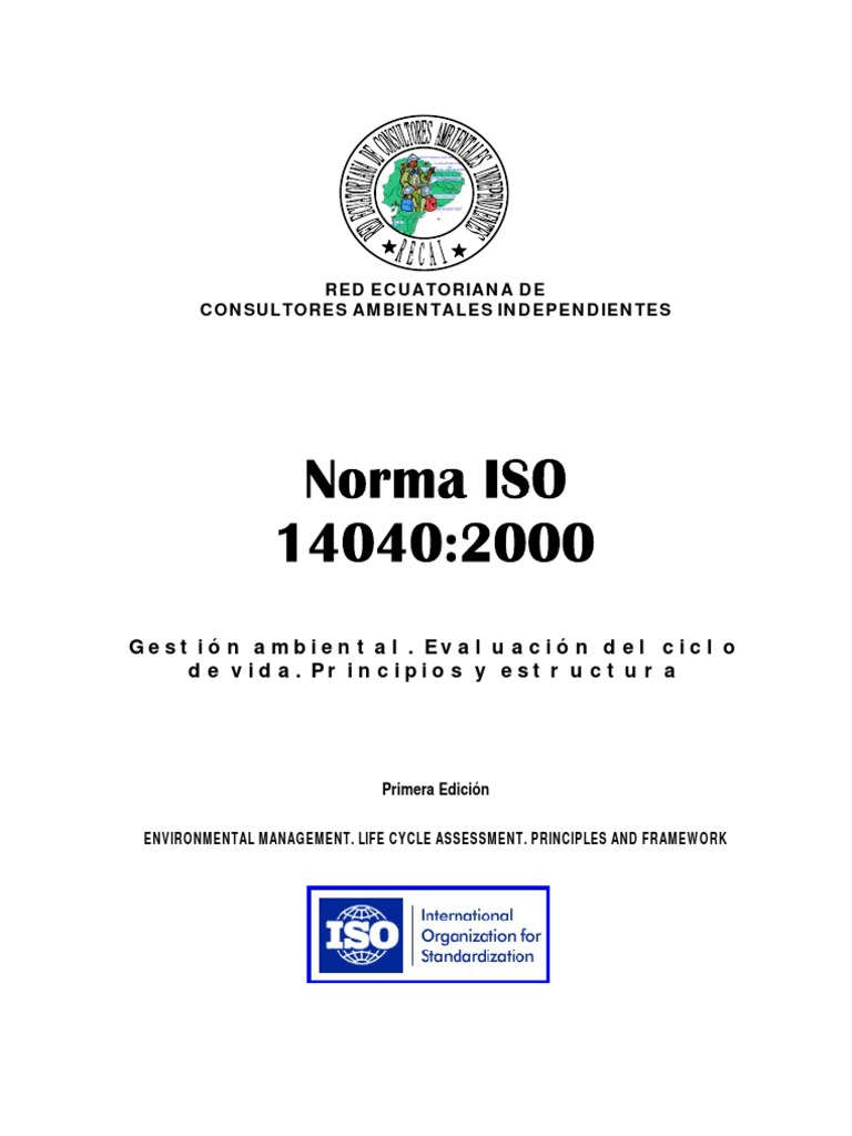 Norma Iso 14040 | PDF | Evaluación del ciclo de vida | Science