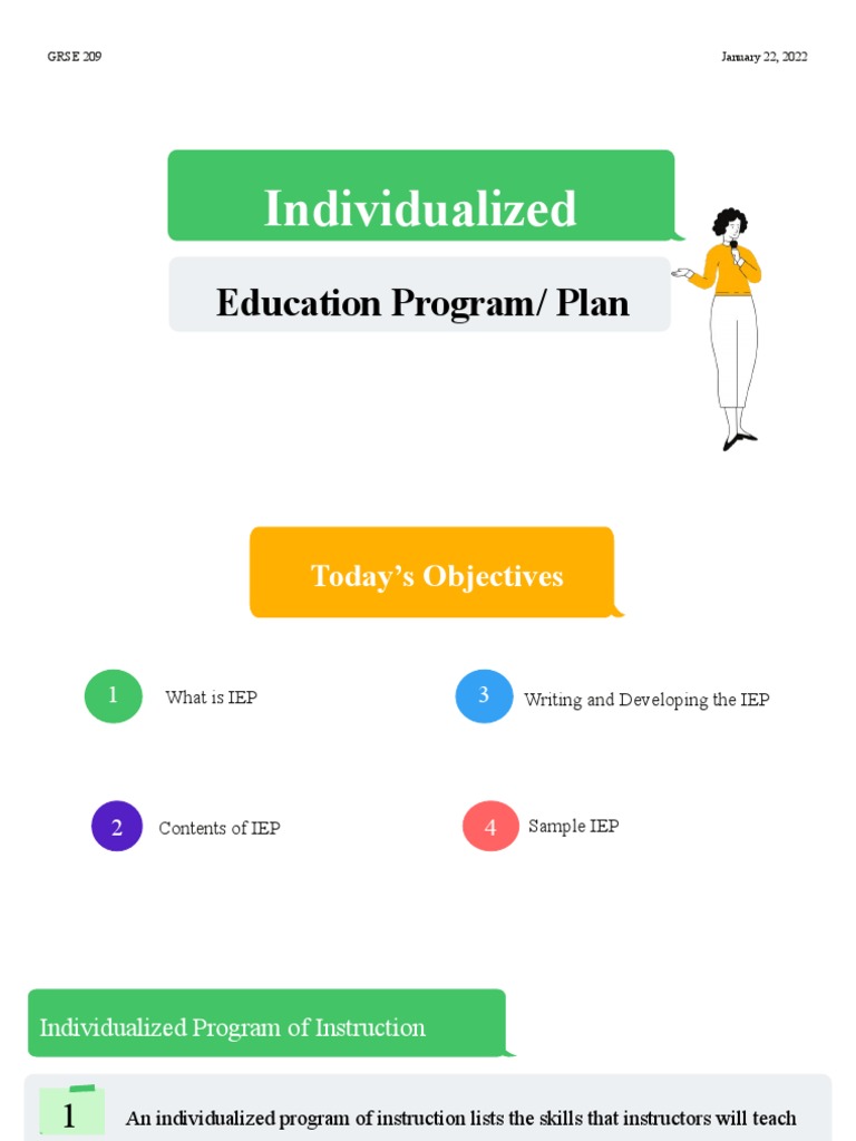 Individualized: Education Program/ Plan | PDF | Individualized ...