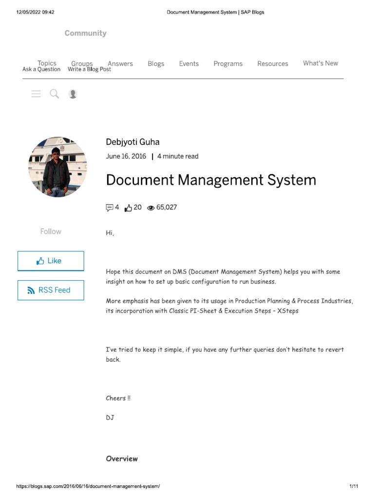 DMS Document Management System | PDF