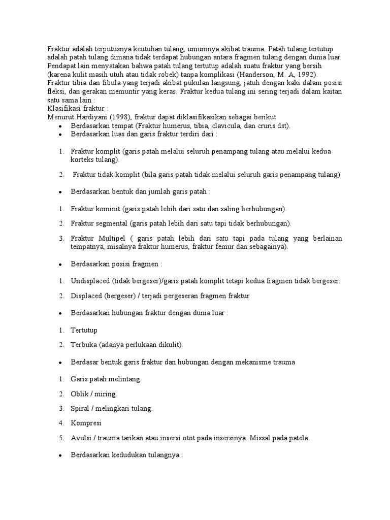 ASKEP Fraktur | PDF | Sains & Matematika | Sejarah