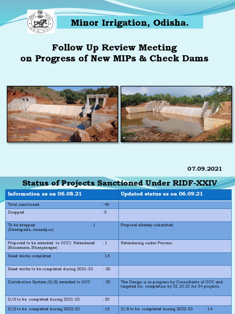 Cmo Review DT 07.09.2021 Final | PDF | Water And The Environment ...