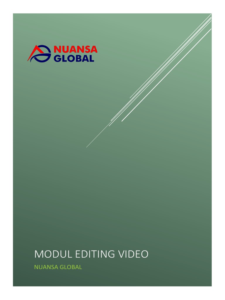 Modul Editing Video Olive Studio | PDF | Bisnis