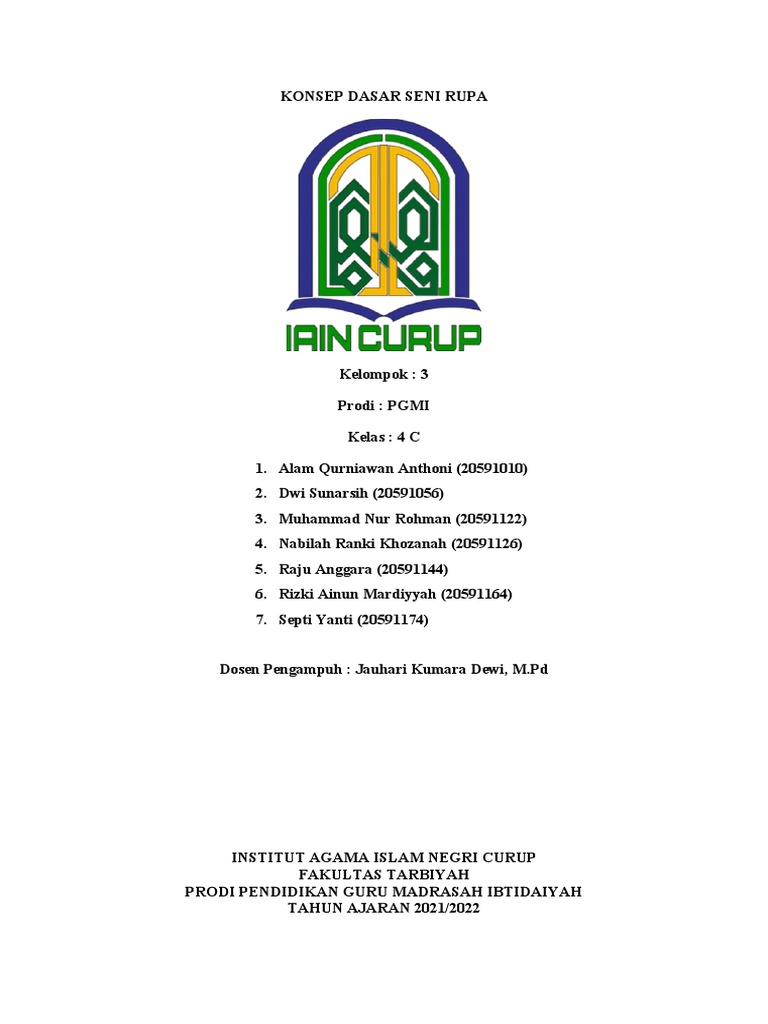 Konsep Dasar Seni Rupa dan Fungsinya | PDF