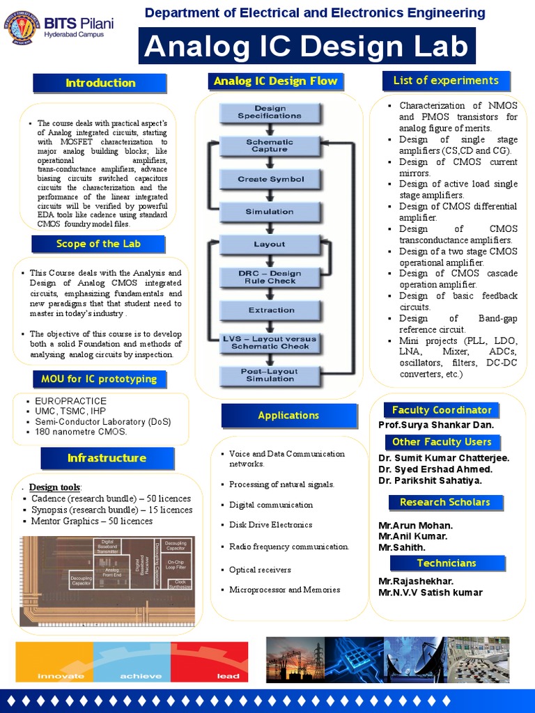Analog CMOS IC Design Lab Manual | PDF | Cmos | Electronic Circuits