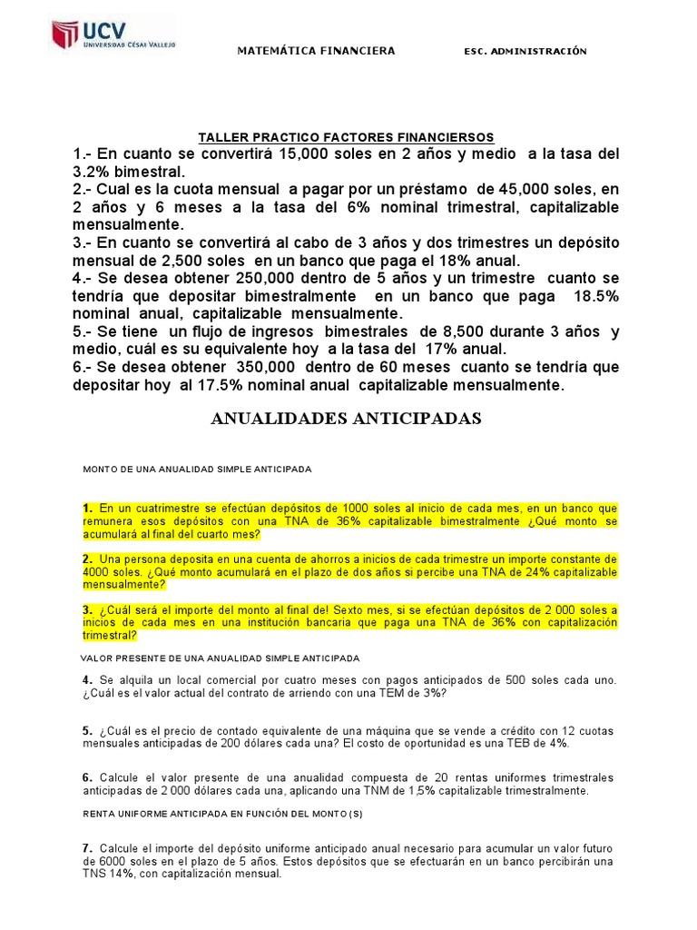 tp6 tp7 | PDF | Bancos | Finanzas Matemáticas