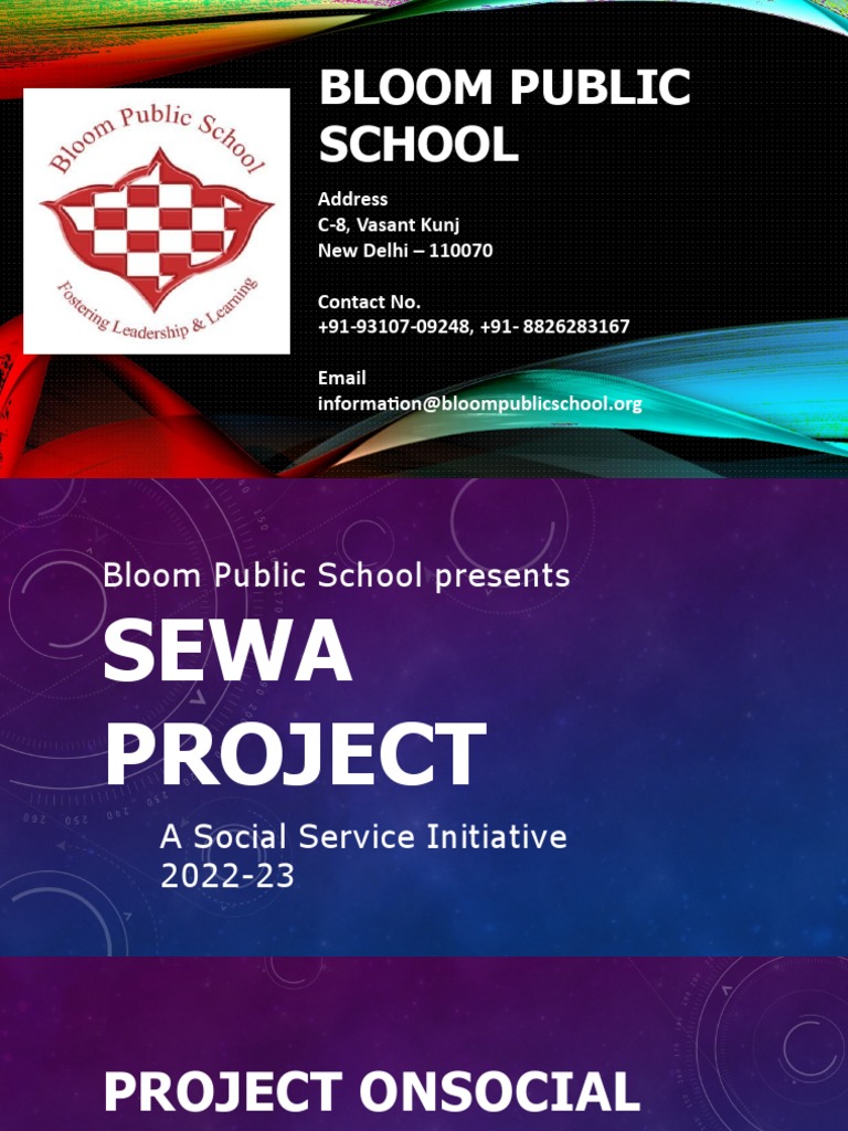 Class 11 Sewa Project Edited | PDF | Distance Education | Social Media