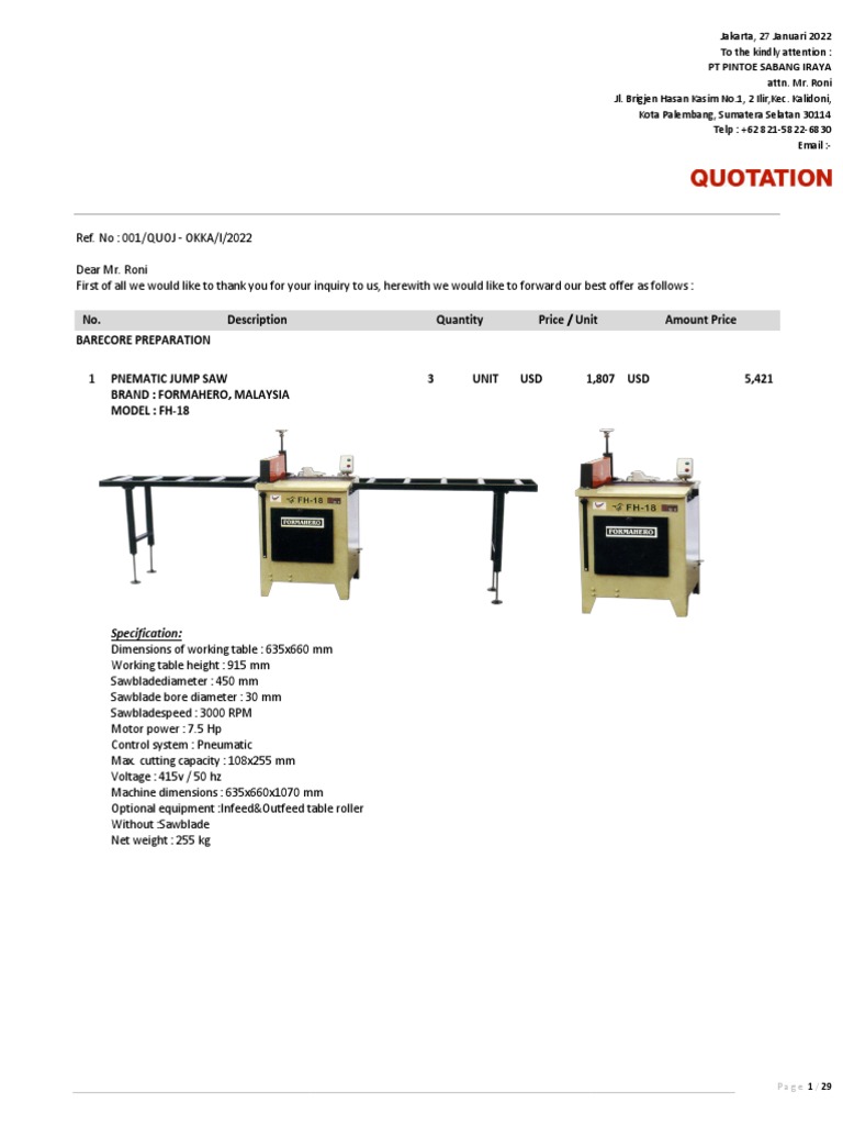 Quotation Machine | PDF | Secondary Sector Of The Economy | Engines
