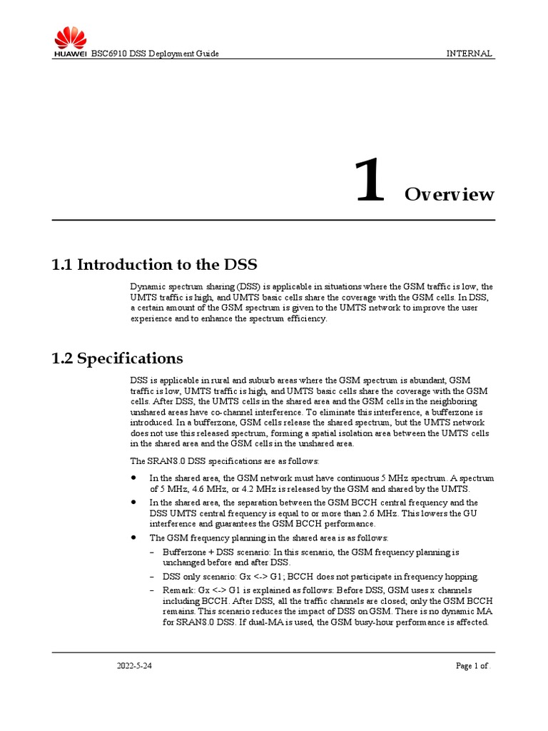 BSC6910 DSS Deployment Guide | PDF | High Speed Packet Access | General ...