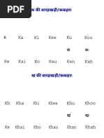 Kannada Alphabets Classification Chart | PDF