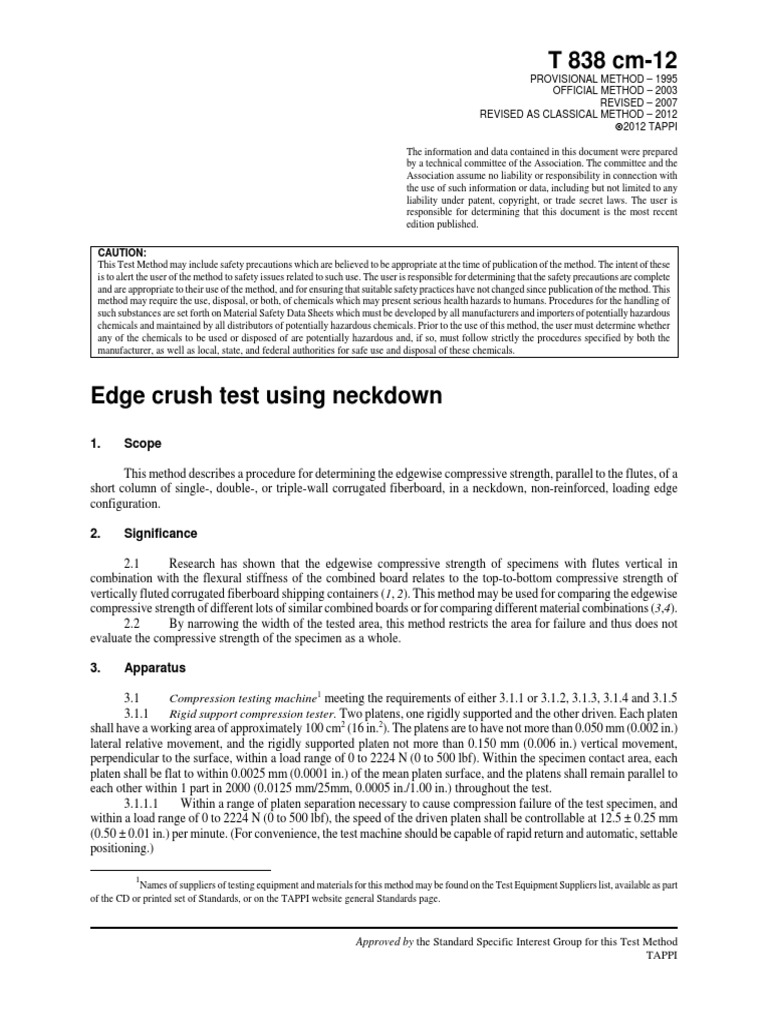 Tappi t838 Cm-12 Ect | PDF | Knife