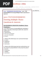 300+ TOP ENGINEERING Drawing Multiple Choice Questions & Answers ...