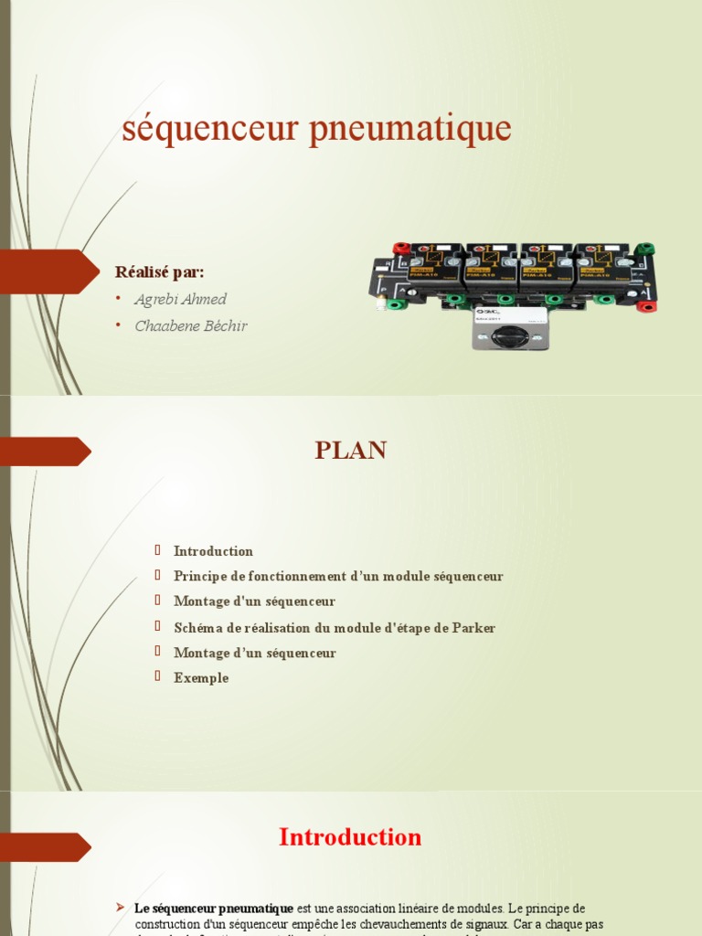 Séquenceur Pneumatique | PDF