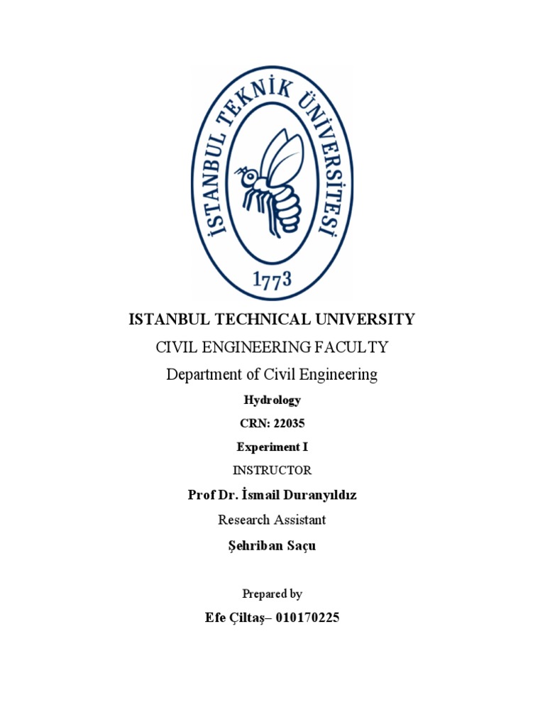 Hydrology Experiment Report: Hydrograph Analysis | PDF | Drainage Basin ...