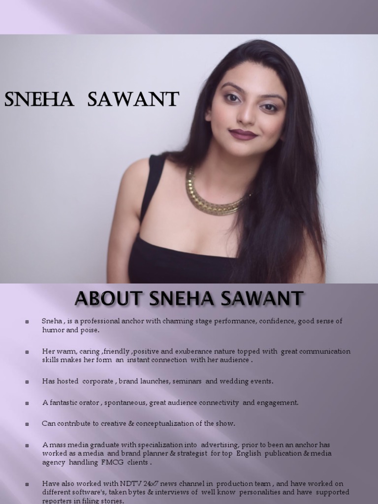 ANCHOR SNEHA SAWANT | PDF
