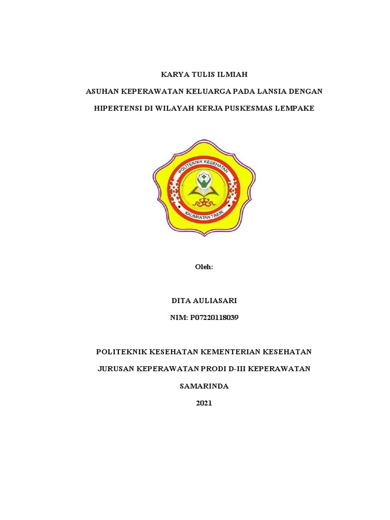 Kti Lengkap Dita Aulia Revisi Selesai | PDF