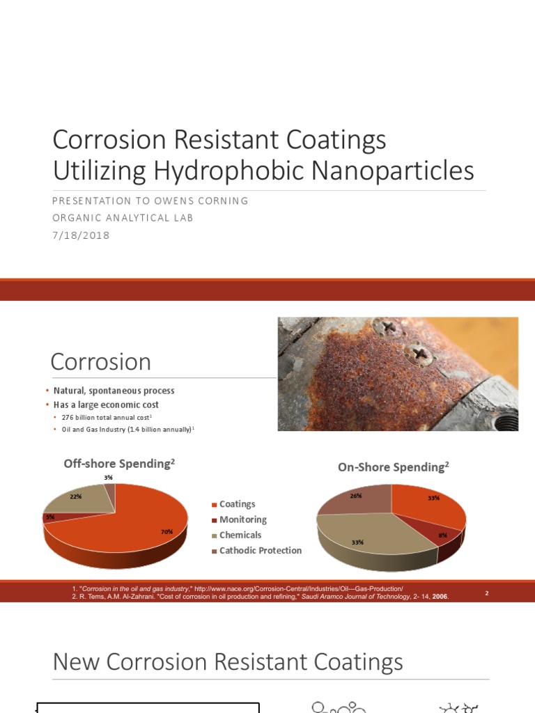 Corrosion Resistant Coatings | PDF | Corrosion | Nanoparticle