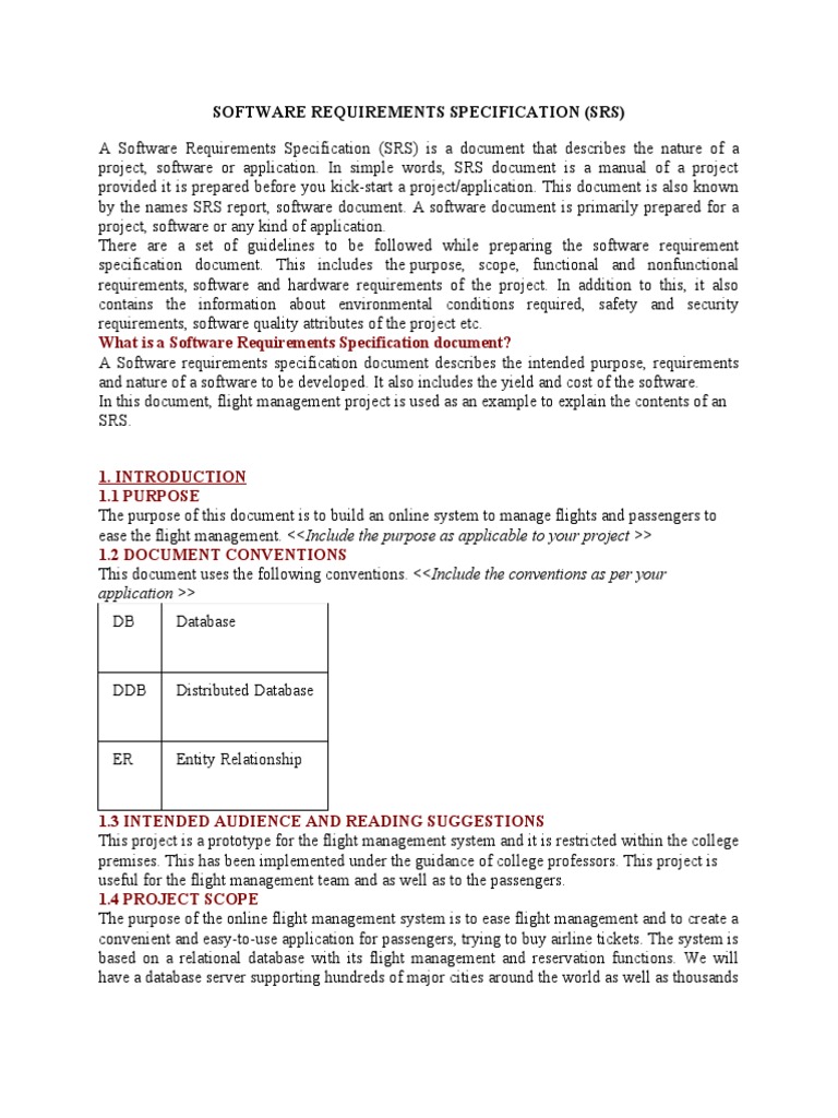 Sample SRS | PDF | Databases | Application Software