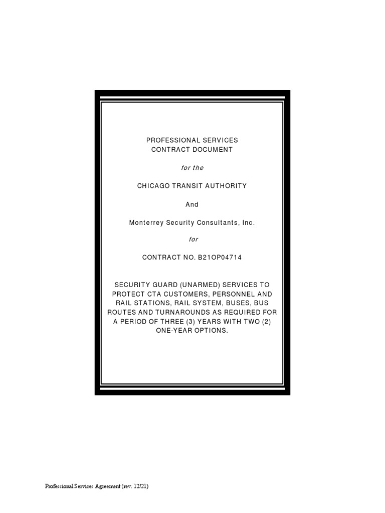 B21op04714b Executed Contract (Monterrey) - Redacted - Part1 | PDF | Employment | Wage