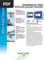 Mettler Toledo M400 Transmitter Overview | PDF | Sensor | Calibration