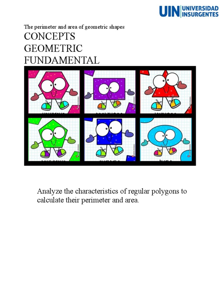 The Perimeter and Area of Geometric Shapes-Guide | PDF | Area | Triangle