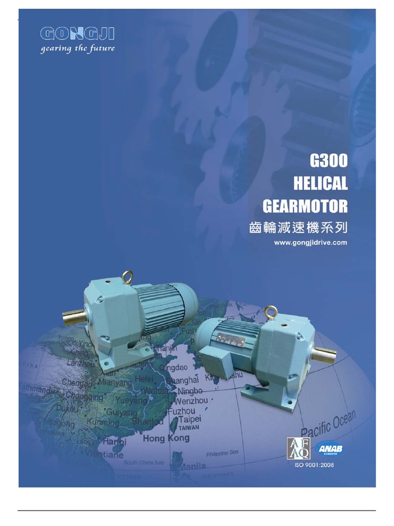 G300 Gearmotor Catalogue | PDF | Electric Motor | Transmission (Mechanics)