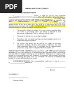 SPA - Attend A Hearing | PDF | Affidavit | Notary Public