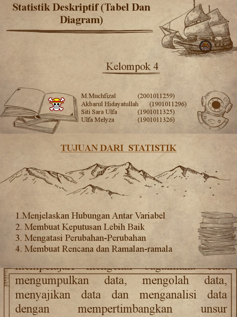 Statistik Deskriptif: Tabel & Diagram | PDF | Pengelolaan Keuangan ...