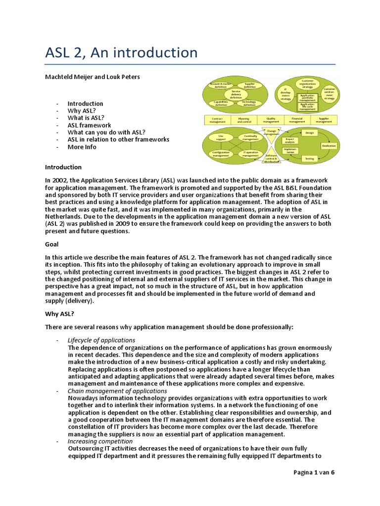 ASL 2, An Introduction | Download Free PDF | Supply Chain | Information ...